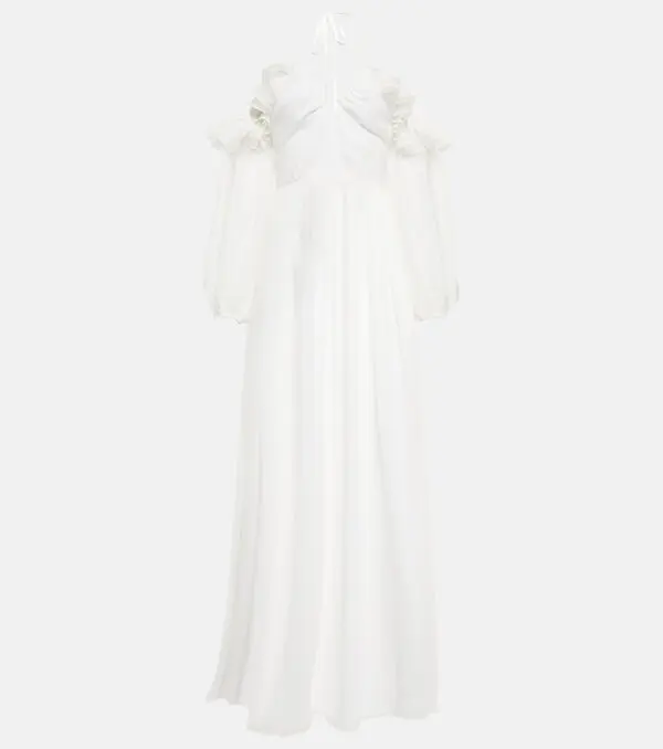Giambattista Valli Off-the-shoulder Silk Gown