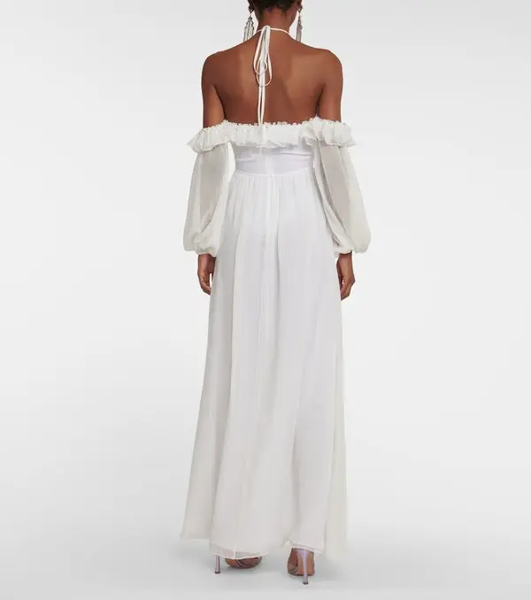 Giambattista Valli Off-the-shoulder Silk Gown
