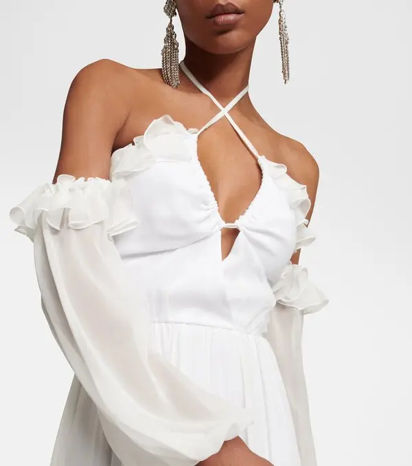 Giambattista Valli Off-the-shoulder Silk Gown