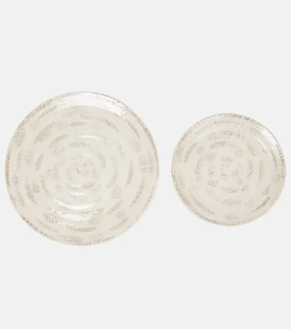 Brunello Cucinelli Tradition Set Of 2 Ceramic Plates - Multicoloured