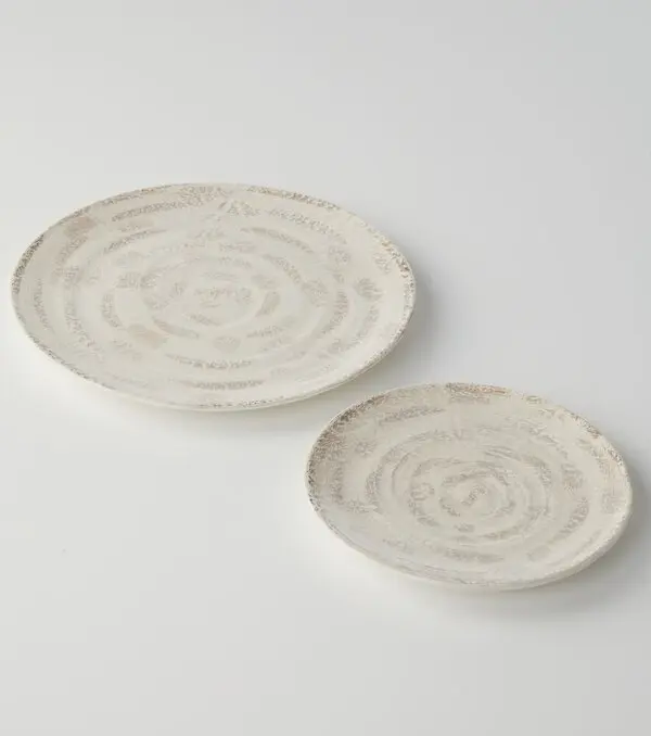 Brunello Cucinelli Tradition Set Of 2 Ceramic Plates - Multicoloured