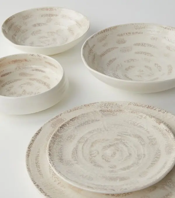 Brunello Cucinelli Tradition Set Of 2 Ceramic Plates - Multicoloured