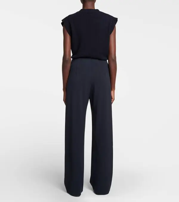 Vince High-rise Crêpe Pants