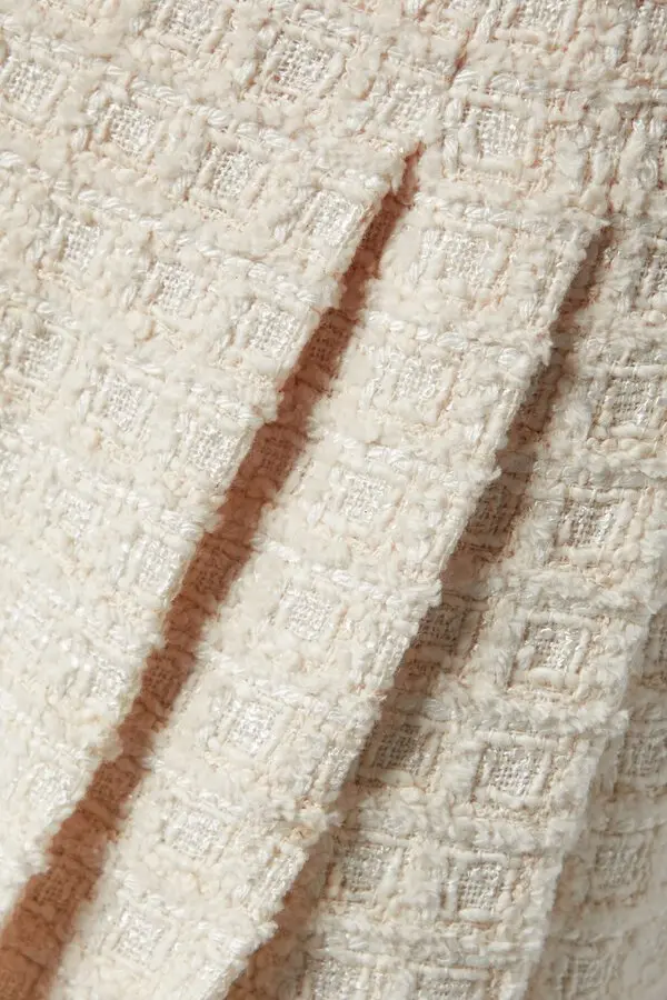 Gucci Cotton-blend Tweed Wide-leg Pants