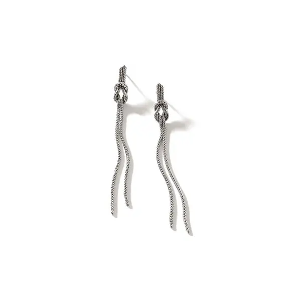 John Hardy Love Knot Drop Earrings - Multicolor