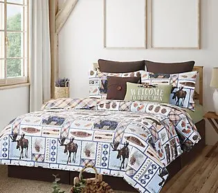 C&F HOME Oakley Lodge Full/queen Quilt Set Valerie - One-color
