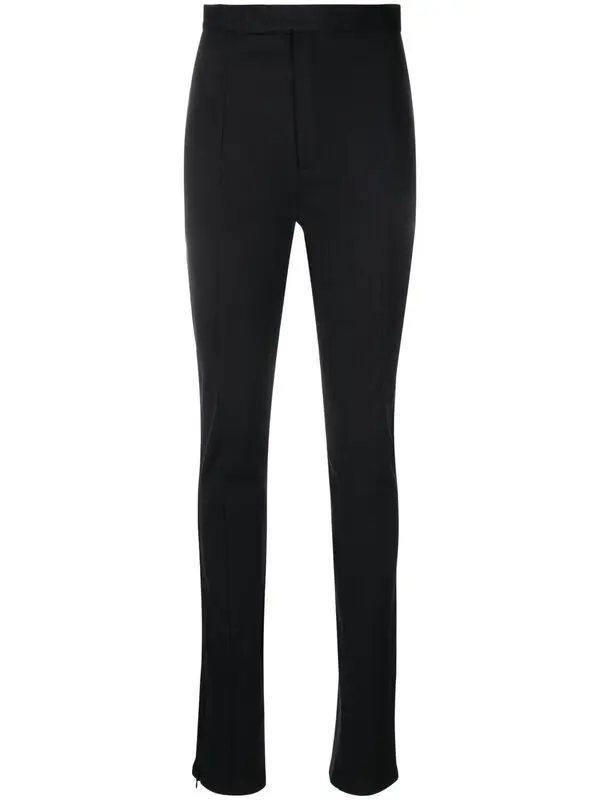 ANOUKI High-waisted Slit-detail Trousers