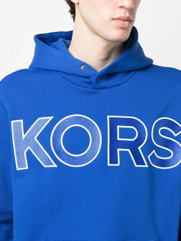 Michael Kors Logo-embossed Cotton Hoodie