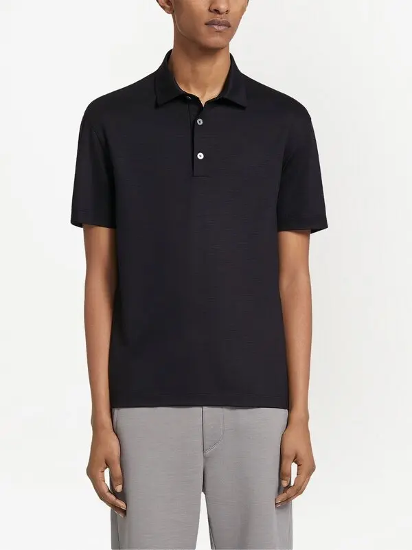 Zegna High Performance Wool Polo Shirt
