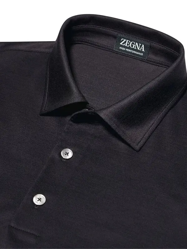 Zegna High Performance Wool Polo Shirt