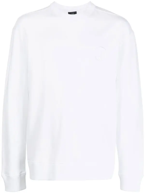 Dunhill Logo Detail Long Sleeve Sweatshirt