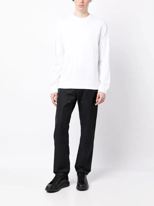 Dunhill Logo Detail Long Sleeve Sweatshirt