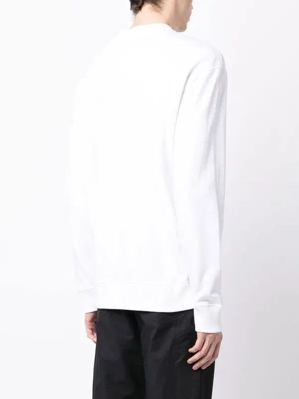 Dunhill Logo Detail Long Sleeve Sweatshirt