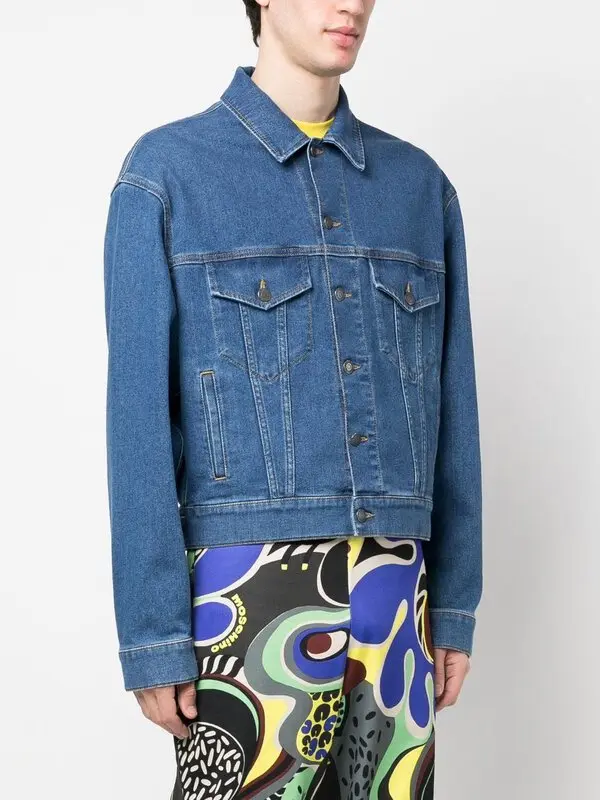 Moschino Embroidered Denim Jacket