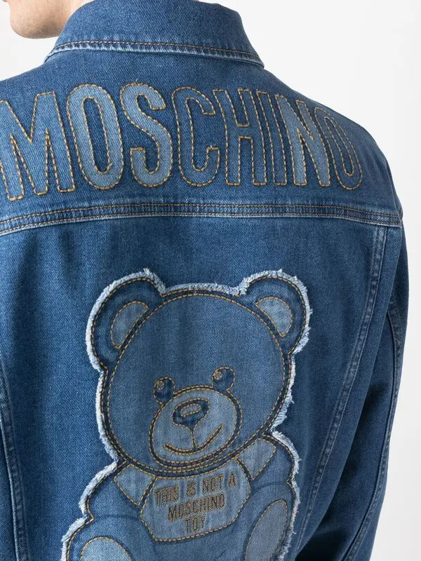 Moschino Embroidered Denim Jacket