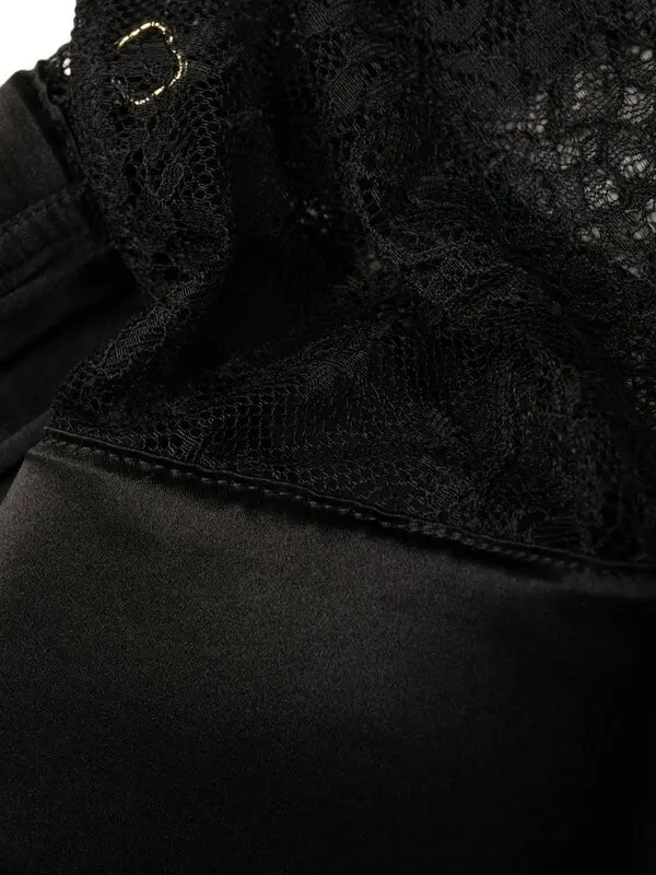 MAISON CLOSE Lace-detail Triangle-cup Bra