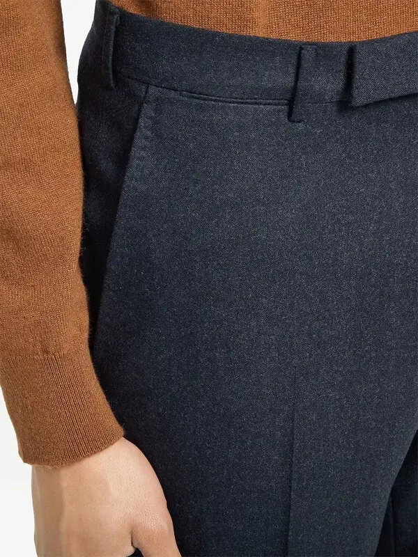 Zegna Tailored Wool Trousers - Blue