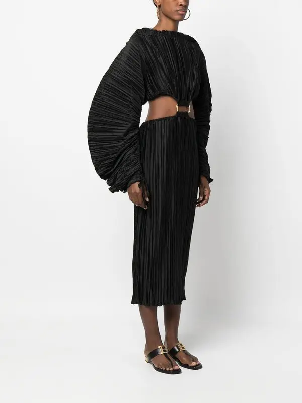 Cult Gaia Akilah Pleated Midi Dre