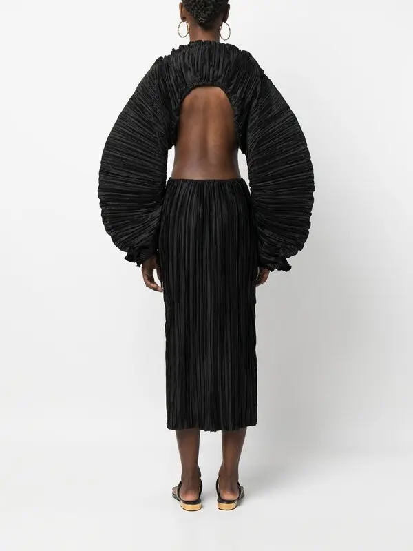 Cult Gaia Akilah Pleated Midi Dre