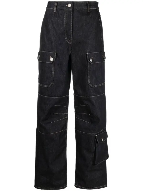 Remain Birger Christensen Denim Cargo Trousers