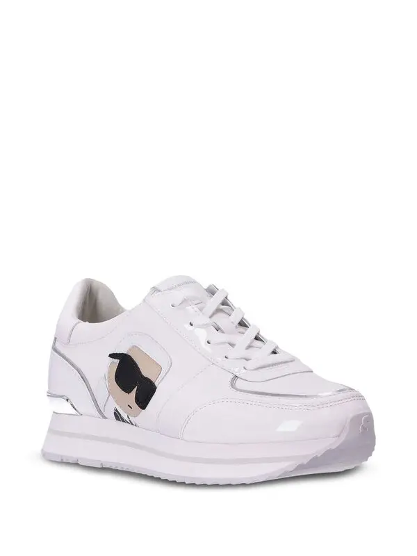 Karl Lagerfeld Patch Detail Low-top Sneakers