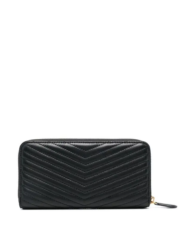 Pinko Chevron-quilted Zipped Purse