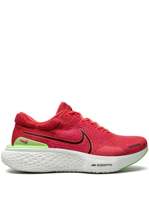 Nike Zoomx Invincible Run Flyknit Siren /black-team -green Sneakers - Red