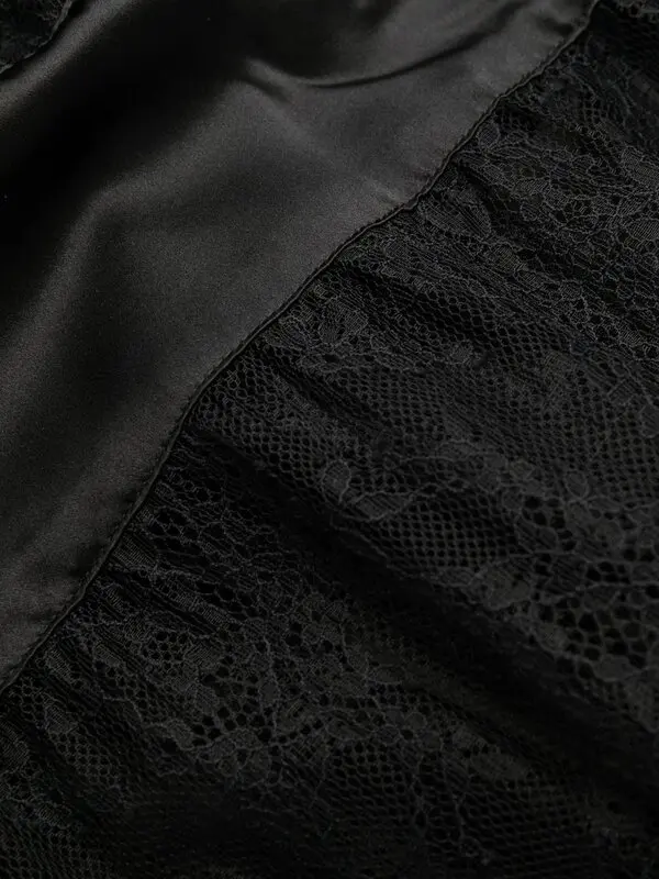 MAISON CLOSE Floral-lace Wrap Dress