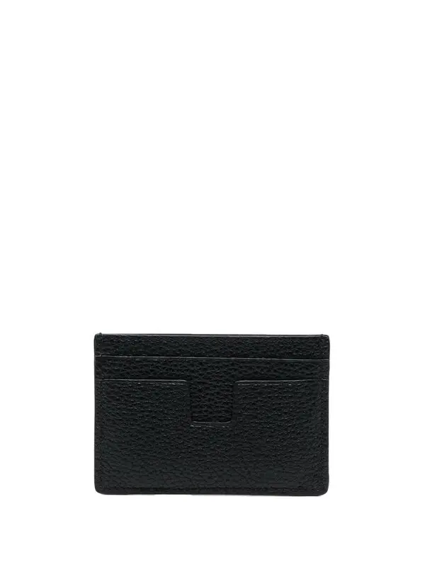 TOM FORD Logo-print Leather Cardholder - Black