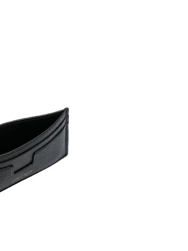 TOM FORD Logo-print Leather Cardholder - Black