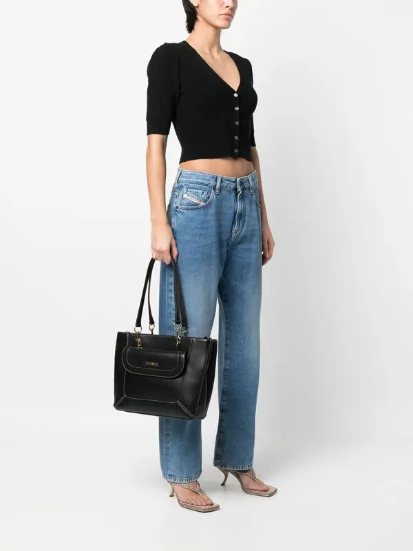 Moschino Leather Top-handle Tote Bag