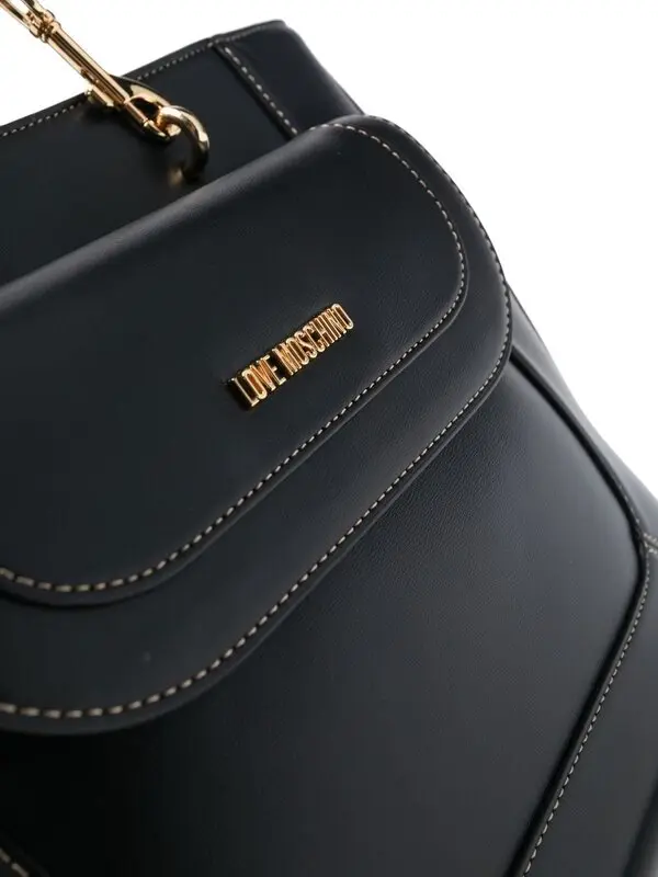 Moschino Leather Top-handle Tote Bag