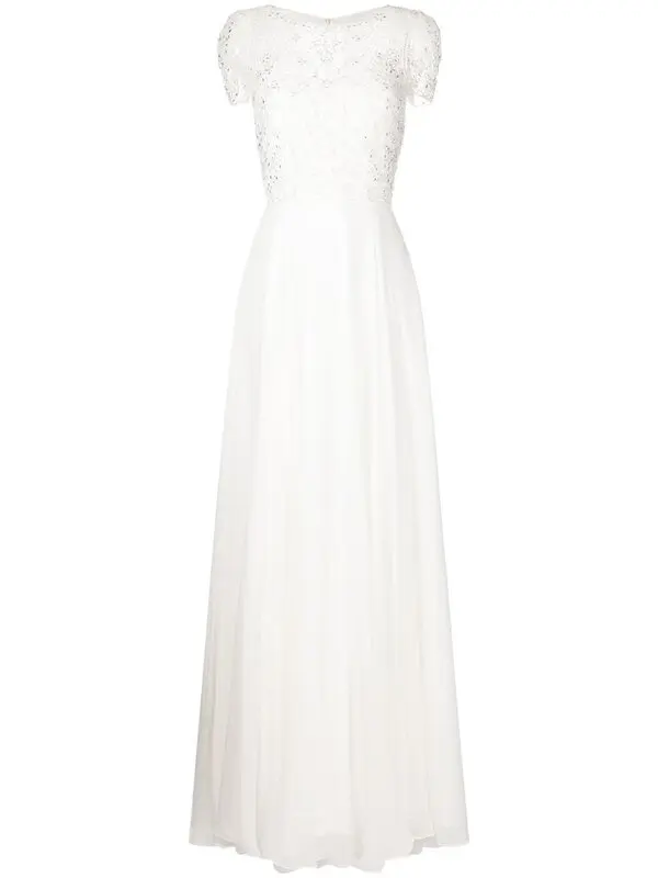 Jenny Packham Albertine Crystal-embellished Gown