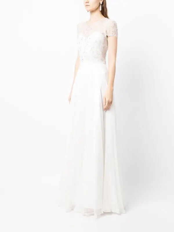 Jenny Packham Albertine Crystal-embellished Gown