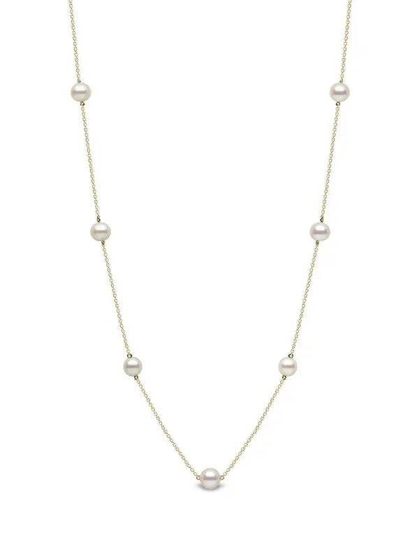 Yoko London 18kt Yellow Pearl Necklace - Gold