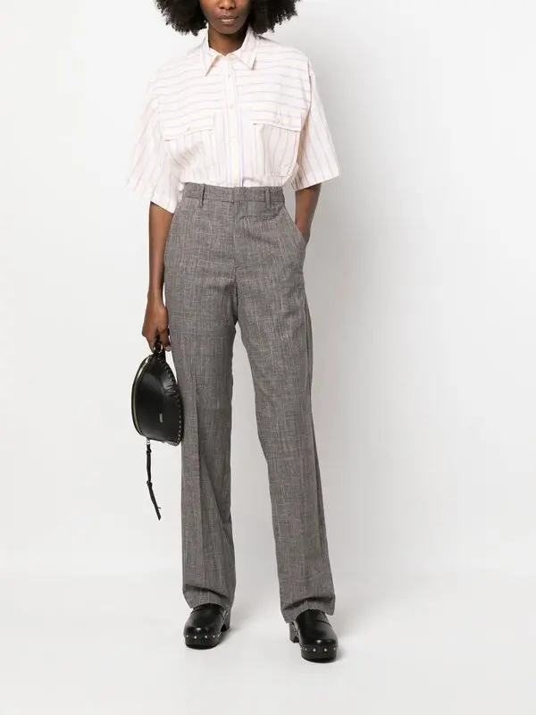 MARANT ETOILE Olympe Prince Of Wales Check Trousers