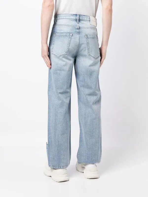 FENG CHEN WANG Phoenix Cut-out Jeans