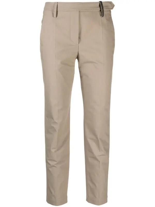 Brunello Cucinelli Cropped Slim-cut Trousers