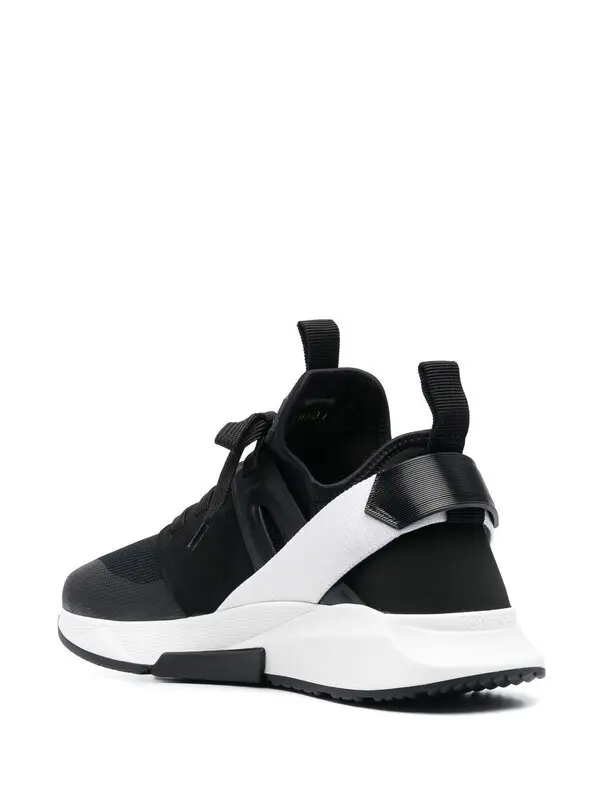TOM FORD Jago Panelled Logo-patch Sneakers - Black