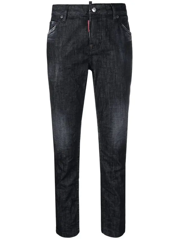 Dsquared2 Tapered Leg Denim Jeans