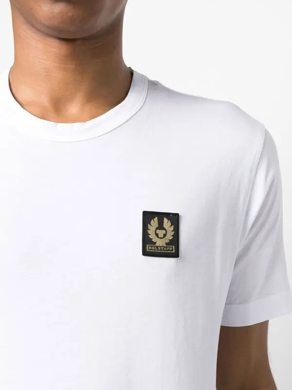 Belstaff Logo-patch Cotton T-shirt - White