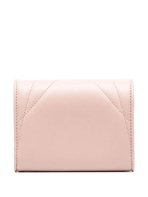 Dolce & Gabbana Small Devotion Logo-plaque Wallet - Pink