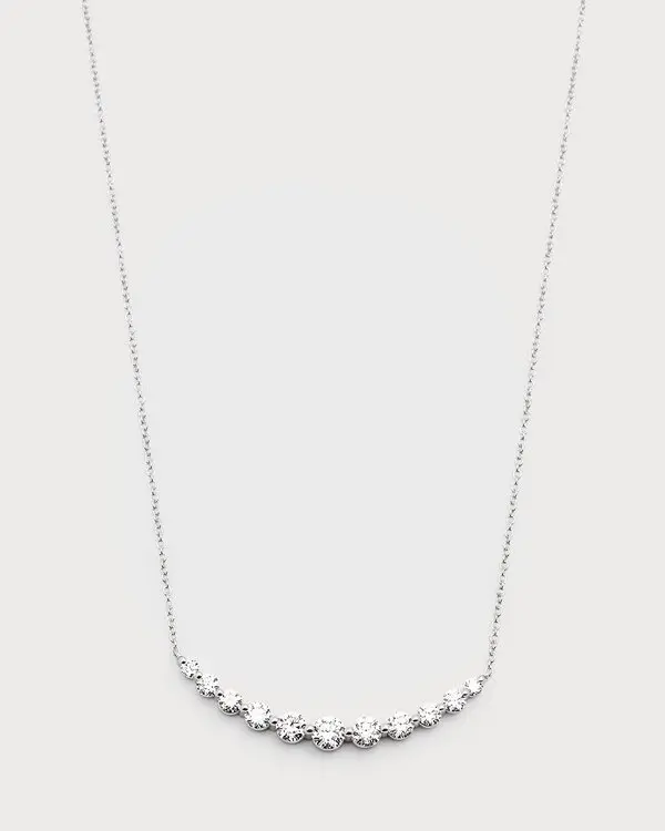 Neiman Marcus 18k Diamond Necklace 1.00 Tcw - White Gold