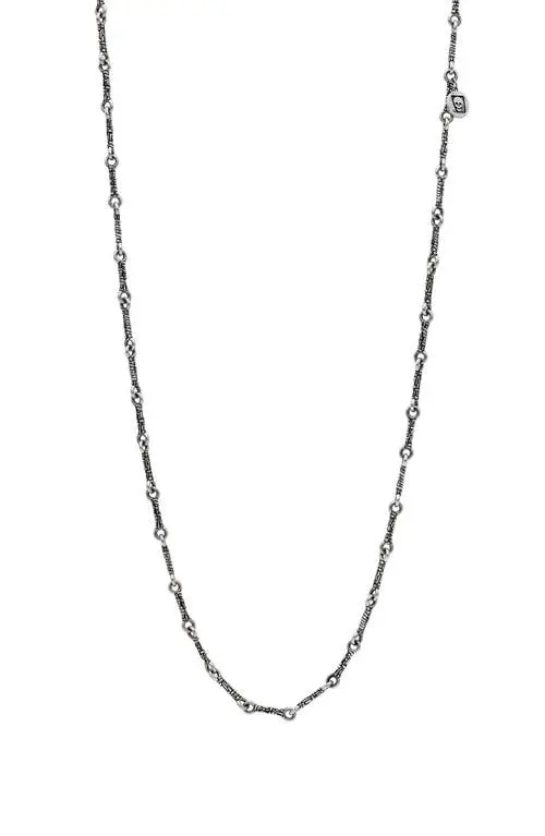 John Varvatos Sterling Artisan Chain Necklace - Silver