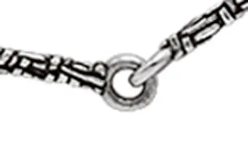 John Varvatos Sterling Artisan Chain Necklace
