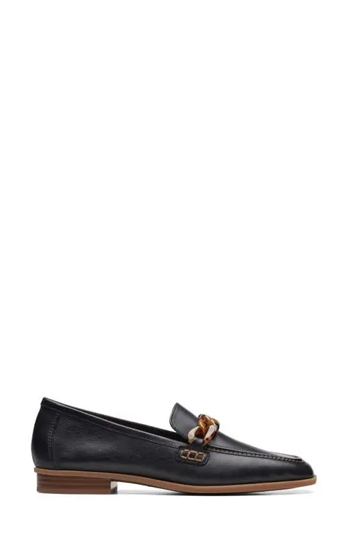 Clarks Sarafyna Iris Loafer - Black Leather