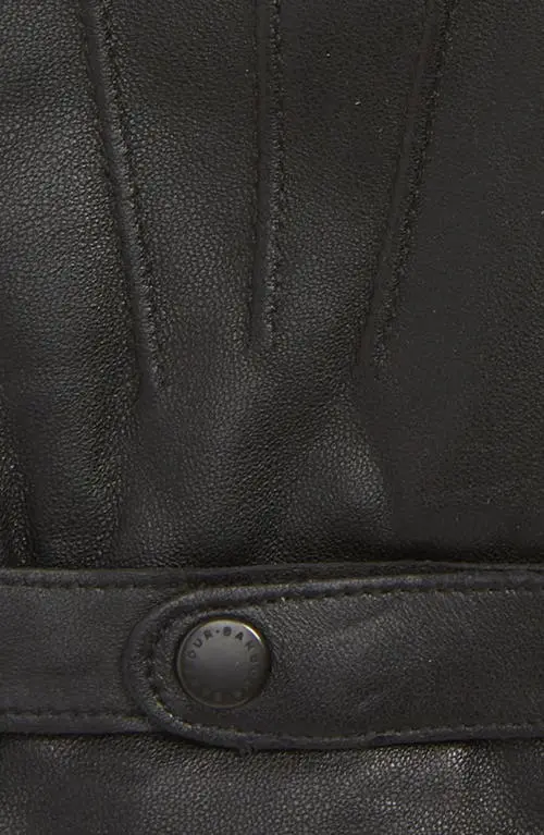 Barbour Burnished Leather Gloves