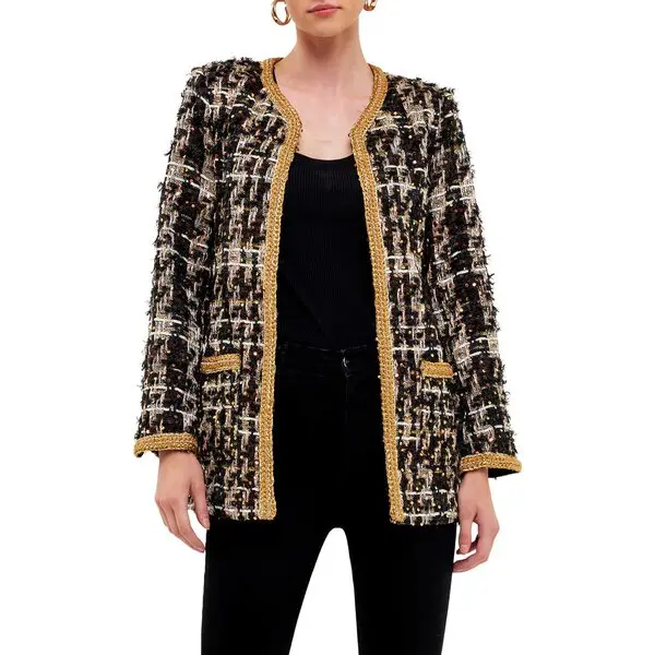Endless Rose Sequin Tweed Jacket
