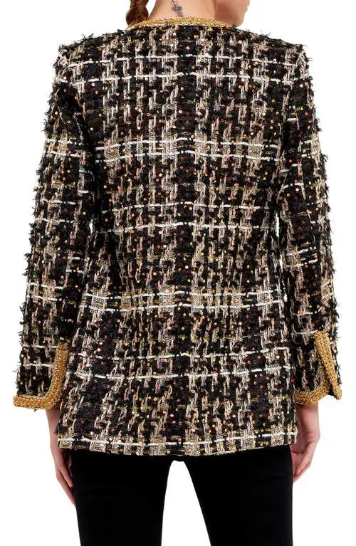 Endless Rose Sequin Tweed Jacket