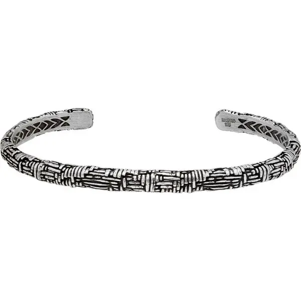 John Varvatos Artisan Sterling Cuff Bracelet - Silver